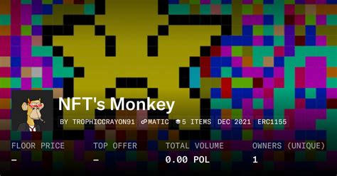 Nfts Monkey Collection Opensea