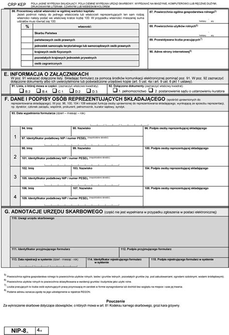 Nip 2 Nip 7 Zap 3 I Nip 8 Nowe Obowiązujące Wzory Od 1 Września 2021 R Kancelaria