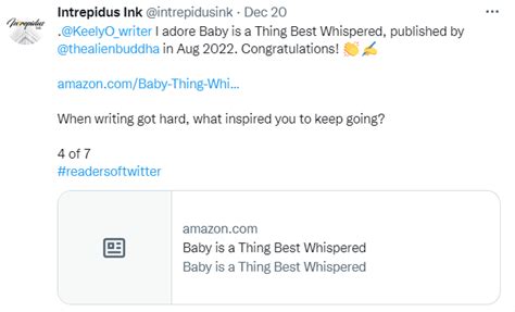 Keely Oshaughnessy Intrepidus Ink