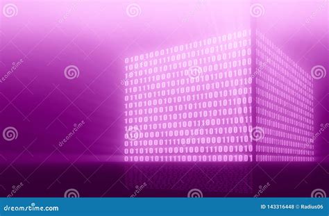 Binary Code Cube Stock Illustration Illustration Of Decryption 143316448
