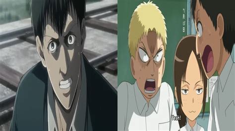 Reiner And Bertholdt Reveal Comparison Attack On Titan Vs Attack On