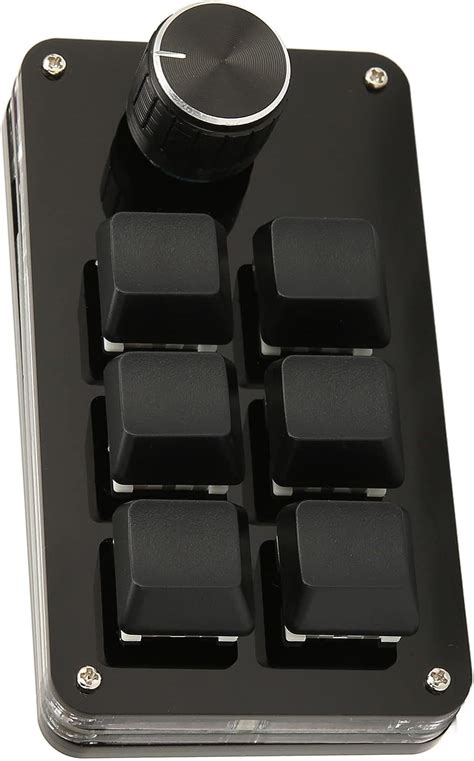 Diyeeni Mini Teclado De 6 Teclas Teclado Mecánico Para Juegos Teclado Macro Usb Portátil Con