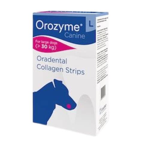 Ecuphar Dog Care Orozyme Oradental Collagen Strips Large 7 Pcs
