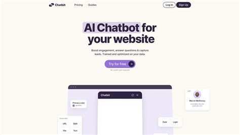 Chatbit Custom Ai Chatbots For Your Website Creati Ai