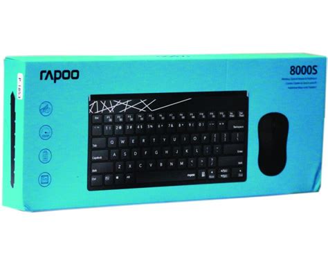 RAPOO KEYBOARD MOUSE COMBO WIRELESS 8000S MULTYMODE