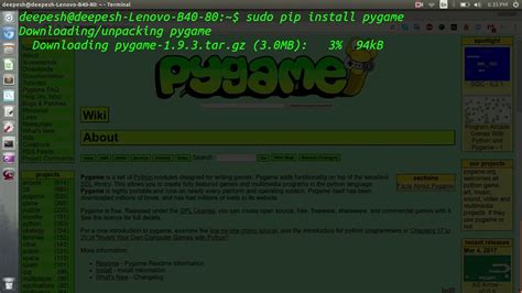 pygame youtube