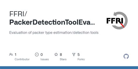Github Ffripackerdetectiontoolevaluation Evaluation Of Packer Type