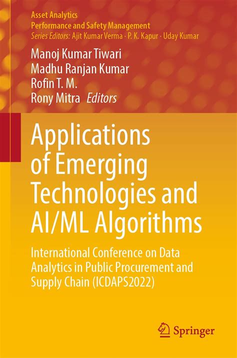 applications of emerging technologies and ai ml algorithms ebook by
