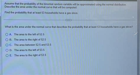 Solved Assume That The Probability Of The Binomial Random Chegg