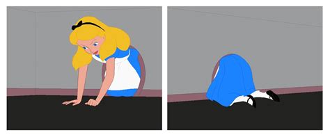 Alice Butt Stuck In Small Door By Samuelepalese On Deviantart