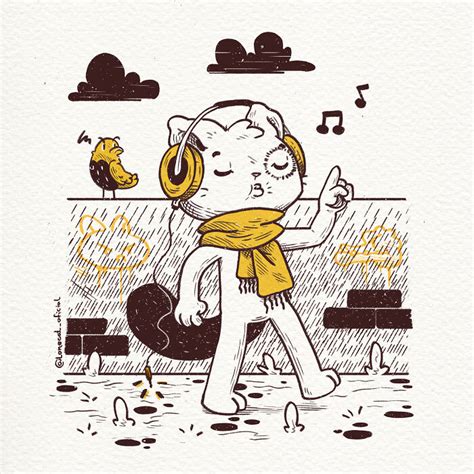 I Make Cute Illustrations Featuring An Introverted Cat That Is Just Living Its Life 20 New Pics