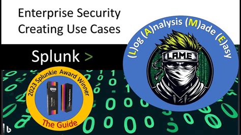 Splunk Enterprise Security Free Training Creating Custom Use Cases Youtube
