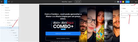 A Imagem Da Frase Alura Aluralingua Combo No Figma Não é Uma única Imagem Cada Paravra é Uma