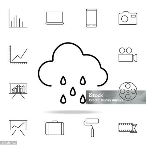 장 마 구름 아이콘입니다 간단한 아이콘의 자세한 설정 합니다 프리미엄 그래픽 디자인입니다 웹사이트 웹 디자인 모바일 응용 프로그램 모음 아이콘 중 하나 0명에 대한 스톡