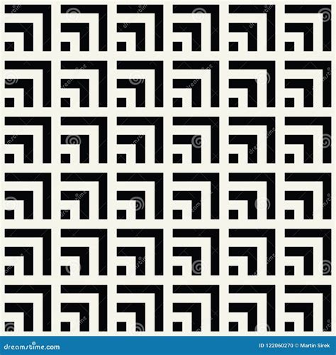 Geometric Square Tile Minimal Graphic Vector Pattern Stock Vector Illustration Of Geometric