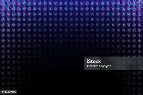 보라색 파란색 그라데이션 배경을 방사하는 디지털 바이너리 0에 대한 스톡 벡터 아트 및 기타 이미지 0 0명 1 Istock
