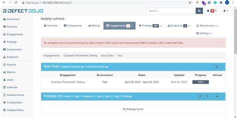 Burp Xml Import Failed Issue Defectdojo Django Defectdojo Github