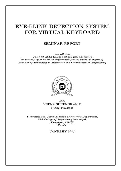 SOLUTION Eye Blink Detection System For Virtual Keyboard Studypool