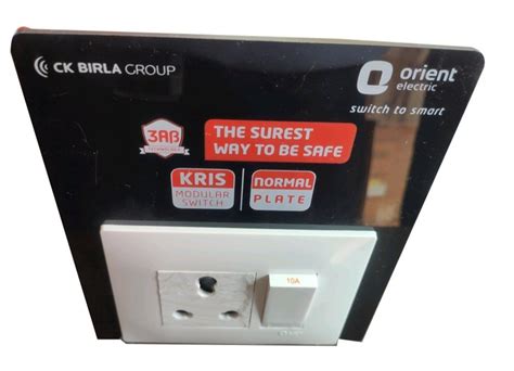 Orient 10 Amp Modular Single Button Switch For Electrical Fitting At Rs 200 Piece In Jaipur
