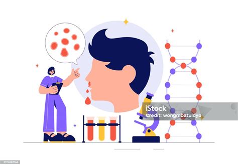 부상당한 무릎 또는 관절 및 혈액 질환을 검사하는 의사를 특징으로 하는 혈우병 벡터 일러스트 레이 션 건강 관리 평면 스타일 만화 배경 건강 진단에 대한 스톡 벡터 아트 및