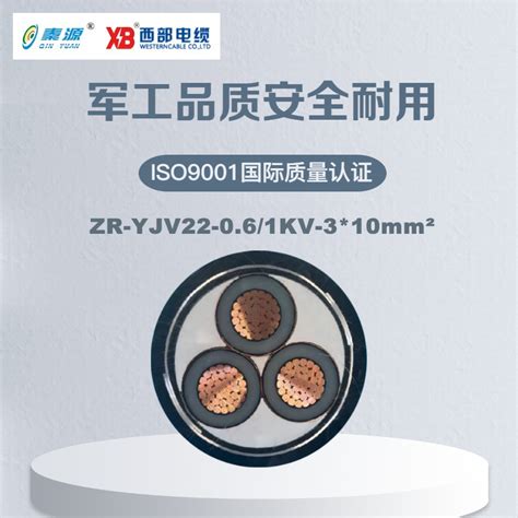 秦源牌 ZR YJV22 0 6 1KV 3 10mm² 阻燃铜芯低压钢带铠装绝缘电力电缆 元 米 定制商品 联系客服参数配置 规格 性能