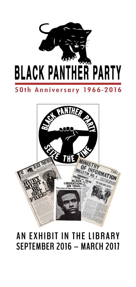 50th Anniversary Of The Black Panther Party Exhibit 2016 2017