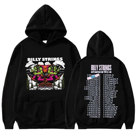 Trendy Billy Strings Tour 2023 Double Sided Hoodies Designs 2023 Shop