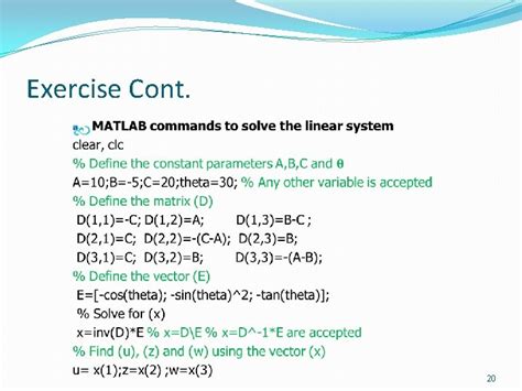 Chapter 4 Working And Understanding Matrices In Matlab