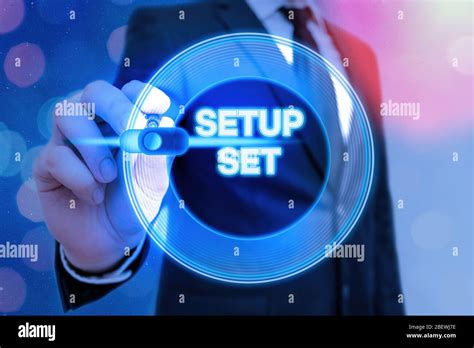 Writing Note Showing Setup Set Business Concept For The Manner Position Or Direction In Which