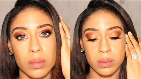 Terracotta Makeup Tutorial With Orange 🍊feat Siesta Romance Gray Lenses 😍 Youtube