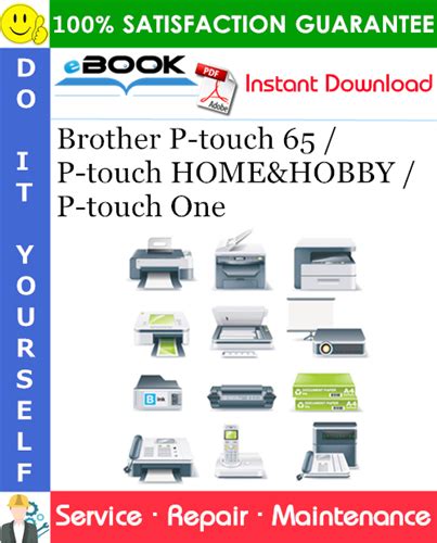 Brother P Touch P Touch Home Hobby P Touch One Service Repair Manual Pdf Download
