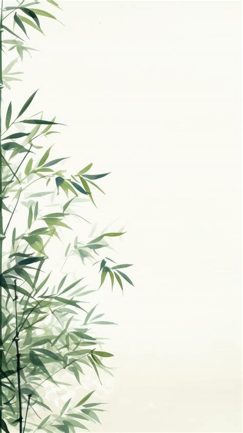 Plant Wallpaper Backgrounds Bamboo Tranquility Premium Photo