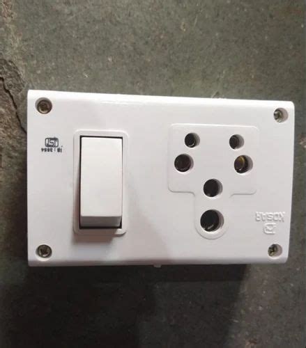 25 A Switch Socket Combined Box Polycarbonate At 97 Piece In Bhilwara ID 2851775810155