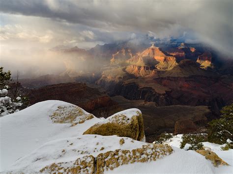 Winter Light At The Grand Canyon Fine Art Landscape Photography And