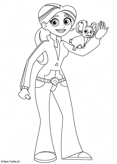 Aviva De Wild Kratts Para Colorir