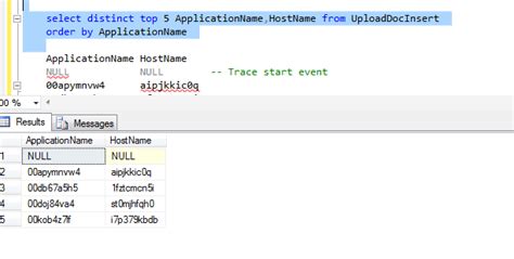 What Is Meant By Hostname And Application In Sql Server Profiler Stack Overflow