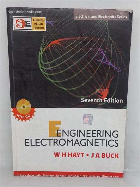 Engineering Electromagnetics 7th Edition W Hayt J Buck Naresh Old Books Seller And Purchaser