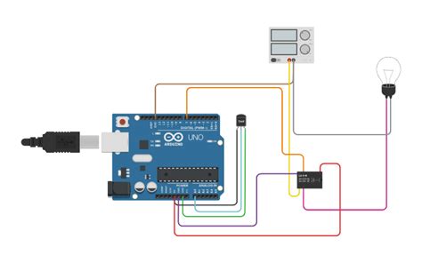 Circuit Design Working With Relay Module Tinkercad