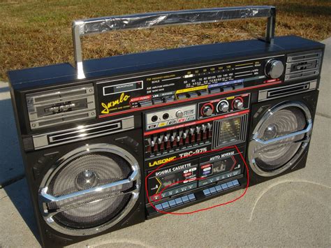 Dive Into Anything Boombox 80s Retro Boombox With Radio 1980s Boom Box