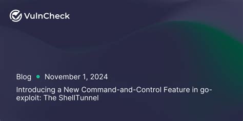 Tony Wenzel On Linkedin Introducing A New Command And Control Feature In Go Exploit The