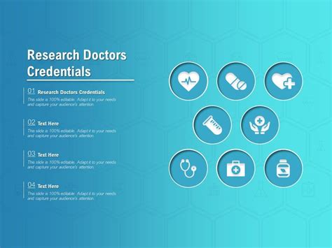 Research Doctors Credentials Ppt Powerpoint Presentation Outline Infographic Template