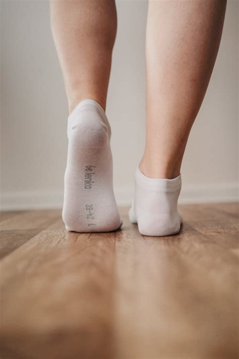 Barefoot Socks Low Cut Essentials White Be Lenka