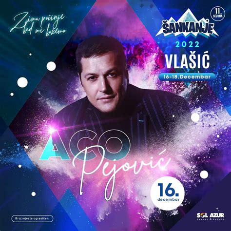 Aco Pejović Koncertom Na Vlašiću Otvara Novu Zimsku Sezonu Bugba