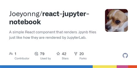 Github Joeyonngreact Jupyter Notebook A Simple React Component That Renders Ipynb Files