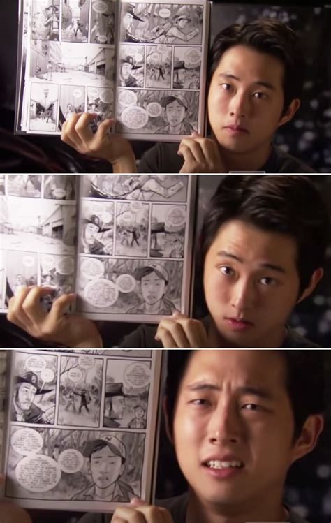 21 Steven Yeun Behind The Scenes Moments 21 Steven Yeun Behind The Scenes Moments
