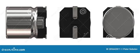 SMD Electrolytic Capacitor Stock Image Image Of Circuit