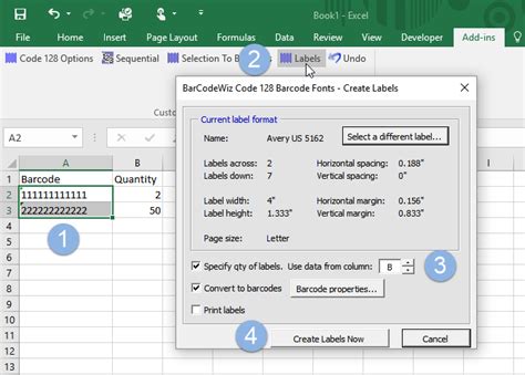 Print A Specific Quantity Of Barcode Labels BarCodeWiz