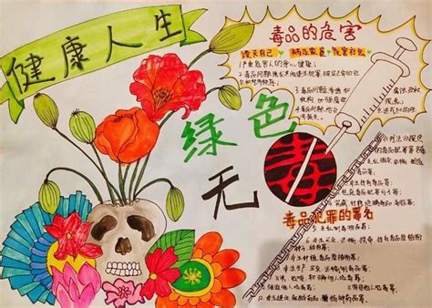 健康家园无毒家园的手抄报 保护家园的手抄报 普车都