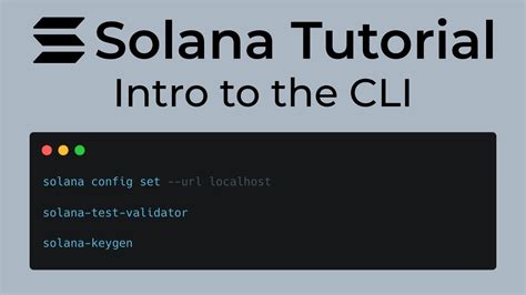 solana tutorial learn the solana cli clusters wallets deploy etc