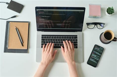 Premium Photo Developer Programming Language And Program Code On Screen Laptop